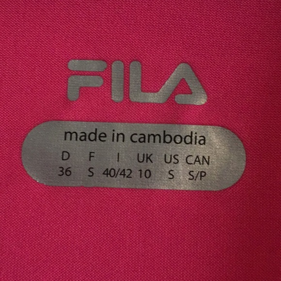 Fila | Jackets & Coats | Hooded Hot Pink Fila Jacket Size S | Poshmark